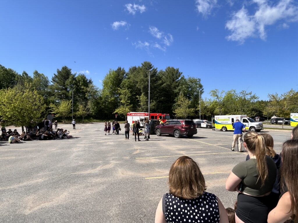 BMLSS students learn about safe driving through mock vehicle crash ...